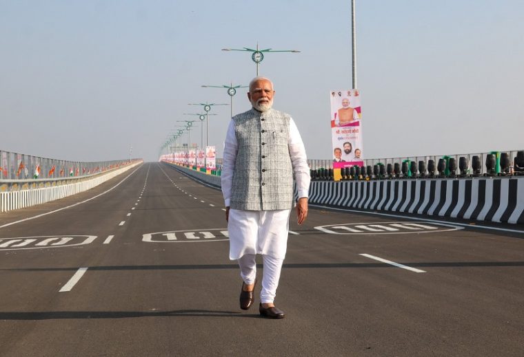 India's Longest Bridge, Atal Setu, Unveiled in Navi Mumbai by Prime ...