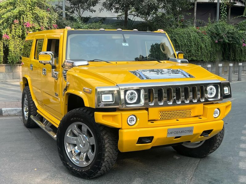 Mumbai's Golden Oldie: A 2009 Hummer H2 Dazzles in Vintage Yellow ...
