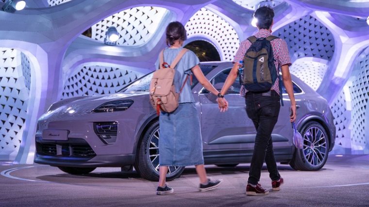 Electrifying Artistry: Porsche's All-Electric Macan Debuts in Singapore ...