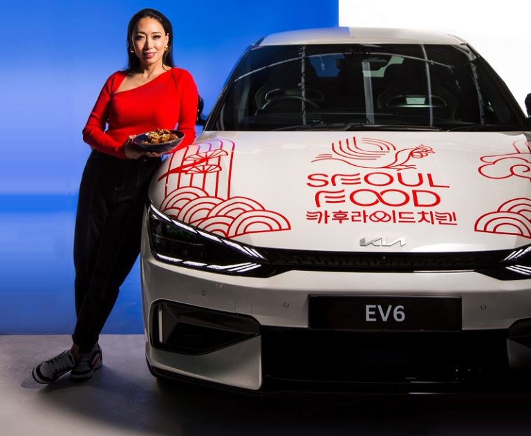 Fowl Play: Celebrity Chef Judy Joo Whips Up Korean Fried Chicken Using a Kia EV6 as Her Kitchen ...