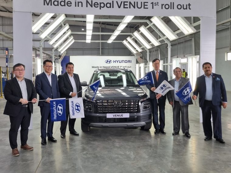 Hyundai Venue Becomes the First Model Assembled in Nepal's Pioneering ...