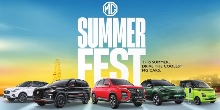 MG Motor India Launches Summer Fest with Attractive Offers on Entire Range - NamasteCar