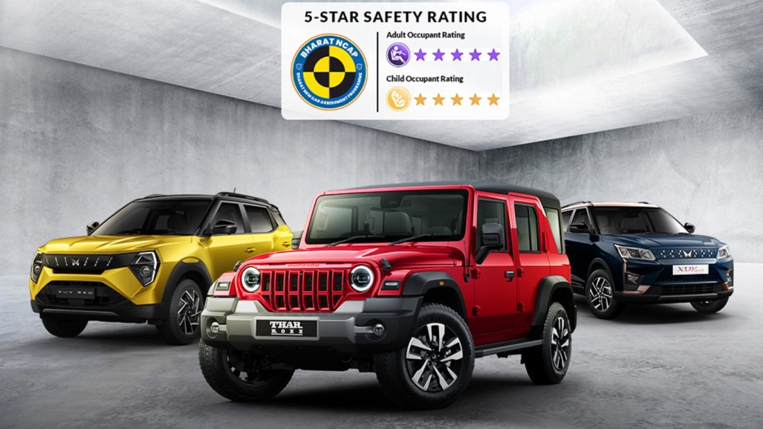 Mahindra Raises the Bar: Thar Roxx, XUV 3XO, and XUV400 Secure Top ...