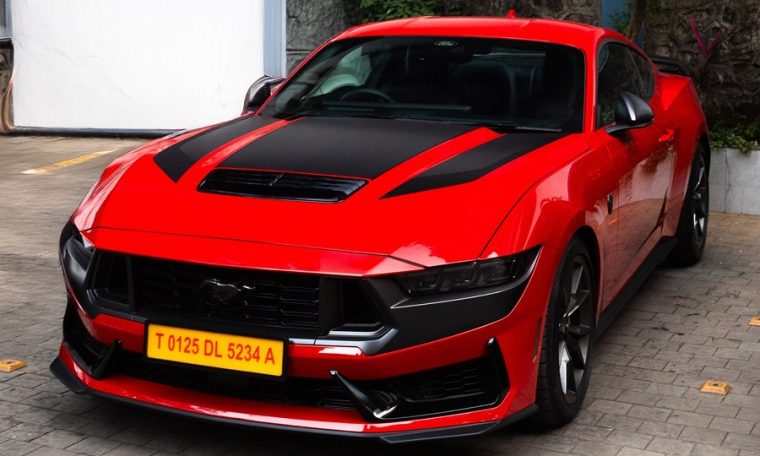 India Welcomes Its First Ford Mustang GT Dark Horse: A Red-Hot Import ...